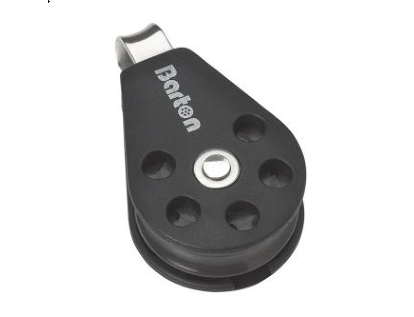 Barton Marine Size 1 Single Fixed Eye Block - 30mm - Plain bearing ...