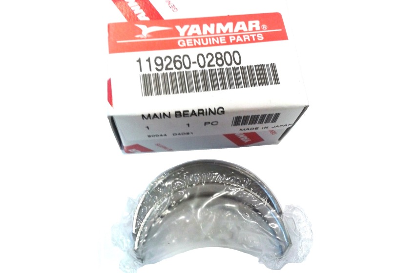YANMAR Main Bearing Shell 2TNV 3TNE 4TN - Genuine - 119260-02800 | TNE ...