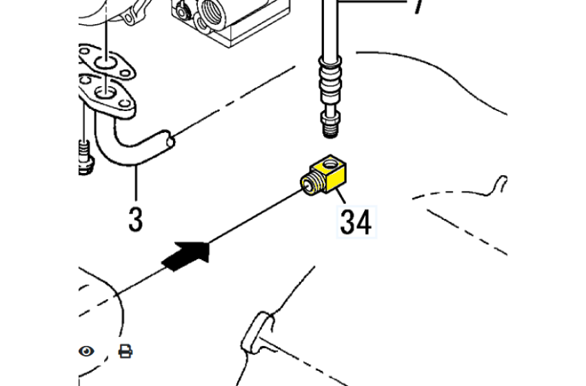 Yanmar - Connector 6LY2 - 119574-39720 | 6LY400 / 6LY440 | Bottom Line ...