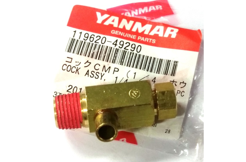 Genuine YANMAR - 1/4" Coolant Drain Tap 2QM15 3QM204JH 3TNV 4TNV ...