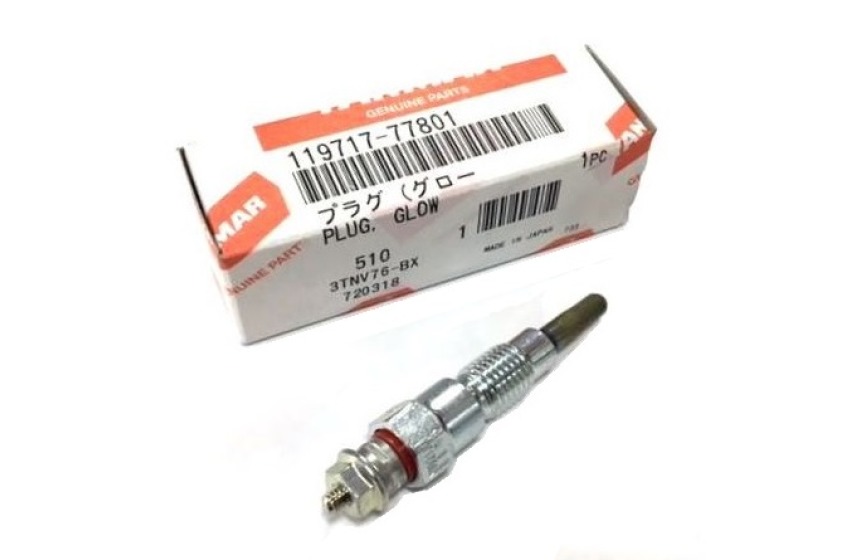 YANMAR Glow Plug - 3YM20 3YM30 2TNV 3TNV - 119717-77801 | Head | Bottom ...