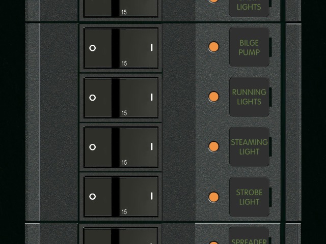 Blue Sea - 12 Volt DC Panel - 12 Position - PN. 1223 | Below-Deck ...