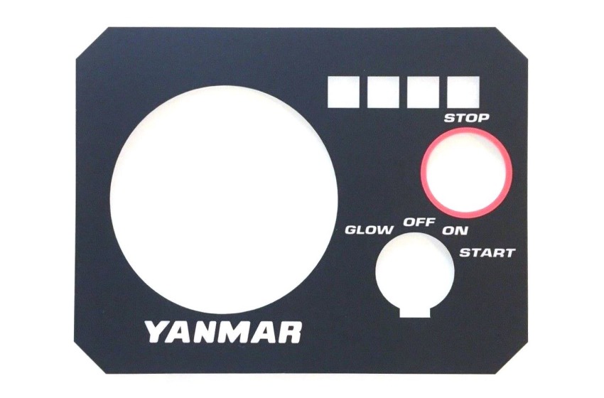 Yanmar Panel Replacement Stcker - B Type - 129271-91120E | JH Series ...