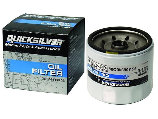 QUICKSILVER - OIL FILTER - MERCRUISER GM V-8 - 35-866340Q03 ...