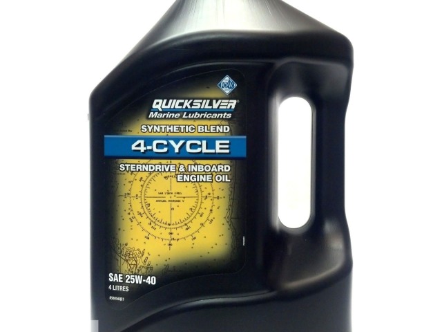 Quicksilver - Synthetic 4 Cycle Sterndrive & Inboard Oil 4L - 92 ...