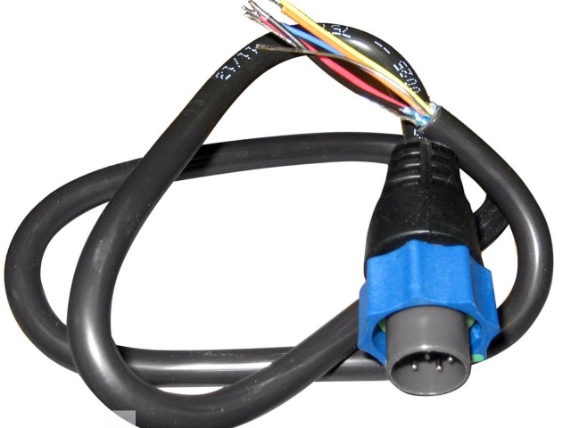 Lowrance Transducer Adapter Cable - Blue Plug to Bare Wires -BSM-1 000 ...