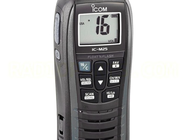 ICOM IC-M25 EURO - Buoyant - 5W - Handheld Marine VHF Radio - UK ...