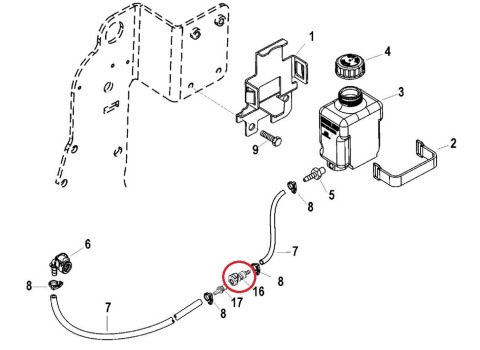 MerCruiser Drive Lube Monitor Connector - Quicksilver - 22-865379 ...