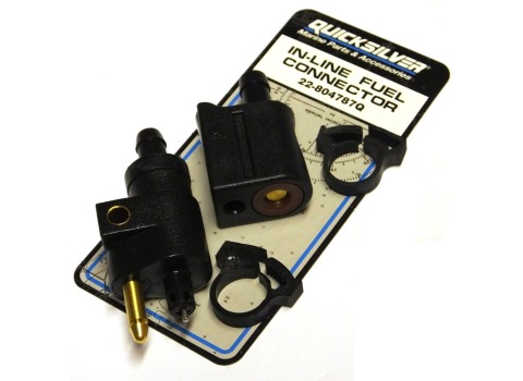 Quicksilver Fuel In-Line Connector Pair - Mercury - Mariner - 22 ...
