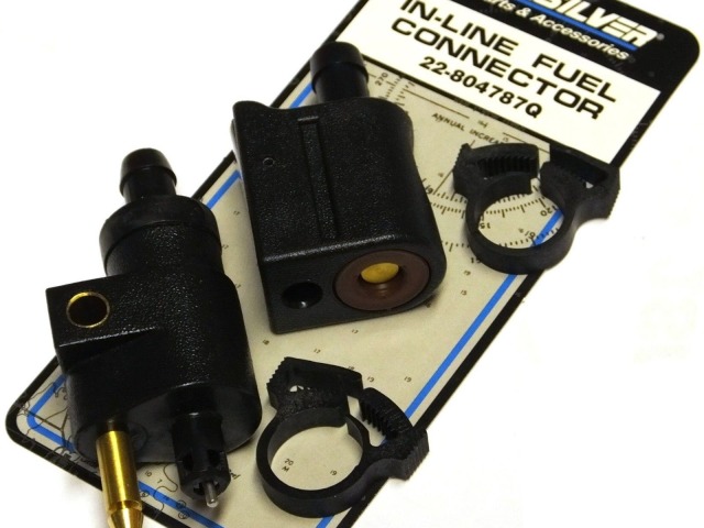 Quicksilver Fuel In-Line Connector Pair - Mercury - Mariner - 22 ...