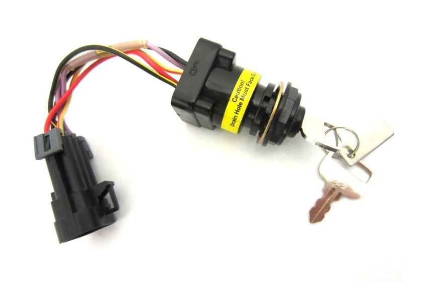DTS Ignition Key switch - Mercury Mariner Outboard - Quicksilver - 87 ...