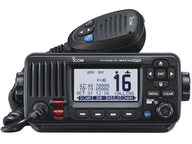 ICOM IC-M423GE - Marine VHF Radio - 3 Year Warranty - Noise cancelling ...