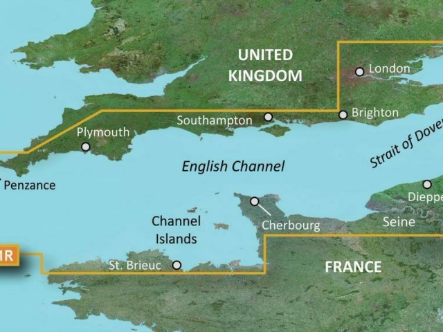 Garmin BlueChart G3 Chart - English Channel - EU001R | Garmin Blue ...