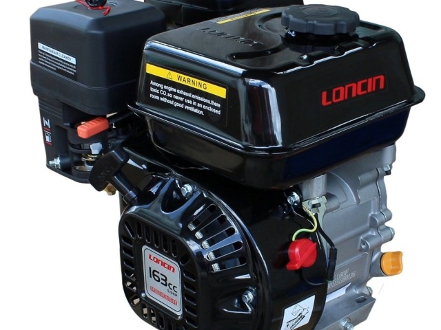 Loncin G160F-M 5.5Hp Engine - Replaces Honda GX160 - 20mm Shaft ...