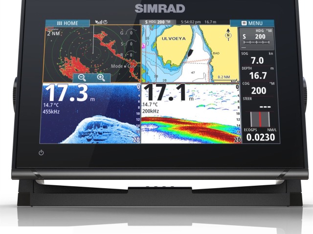 SIMRAD GO9 XSE - Multifunction Radar Chartplotter - No Transducer ...