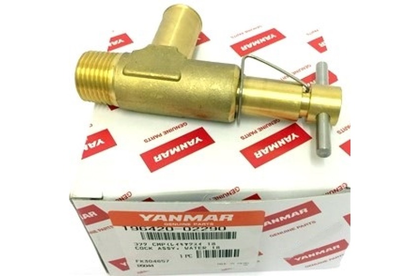 YANMAR SD20 Sea Water Valve / Tap - Kingston - 196420-02291 | Saildrive ...