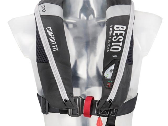 Besto Adults 'Comfort Pro' Auto/Manual Inflatable Lifevest 165N ...
