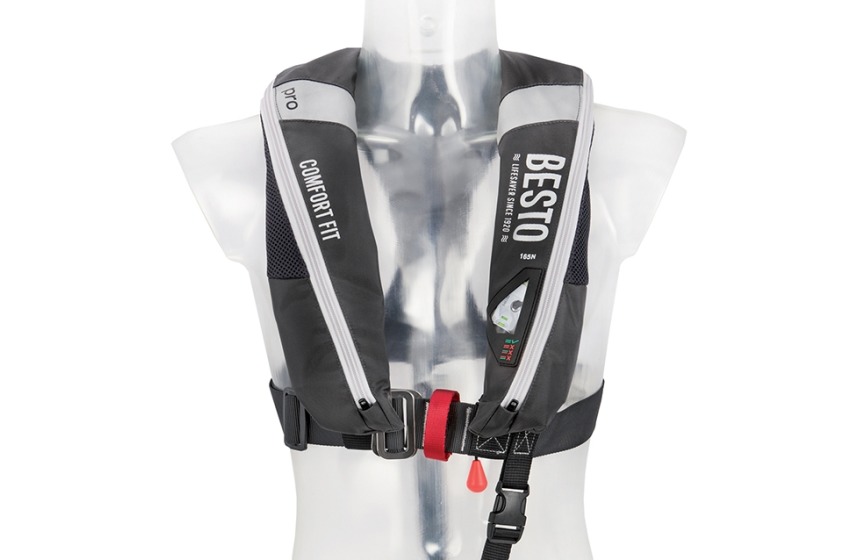 Besto Adults 'Comfort Pro' Auto/Manual Inflatable Lifevest 165N ...