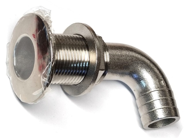 Talamex - Stainless 90 Degree Skin Fitting - 25mm - 17.613.003 | Skin ...