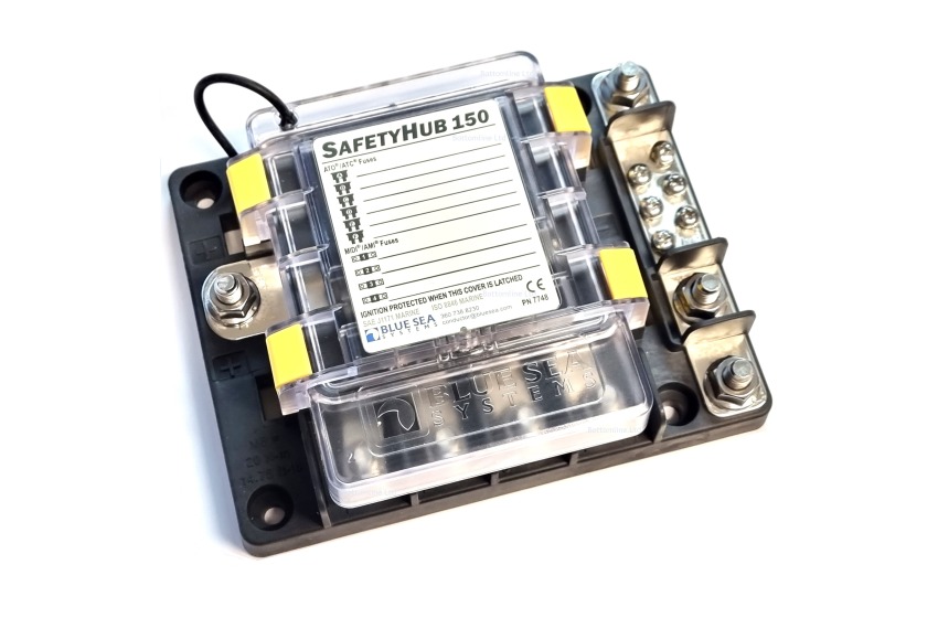 Blue Sea Safety Hub 150 Fuse block - 7748 | Fuse Blocks | Bottom Line ...