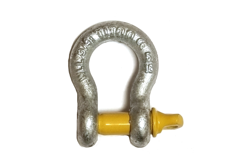 Titan Yellow Pin HD Bow shackle 5/16 - 10319051 | Galvanized shackles ...
