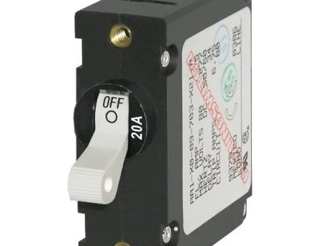 Blue Sea - A-Series Circuit Breaker - 20amp - White Toggle - 7214 | A ...
