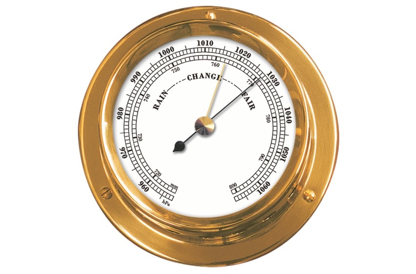 Talamex - BAROMETER BRASS 110/84MM - 21.421.102 | Clocks, Barometers ...