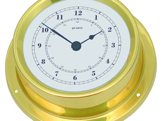 Talamex - BRASS CLOCK 125/100MM - 21.421.131 | Clocks, Barometers and ...