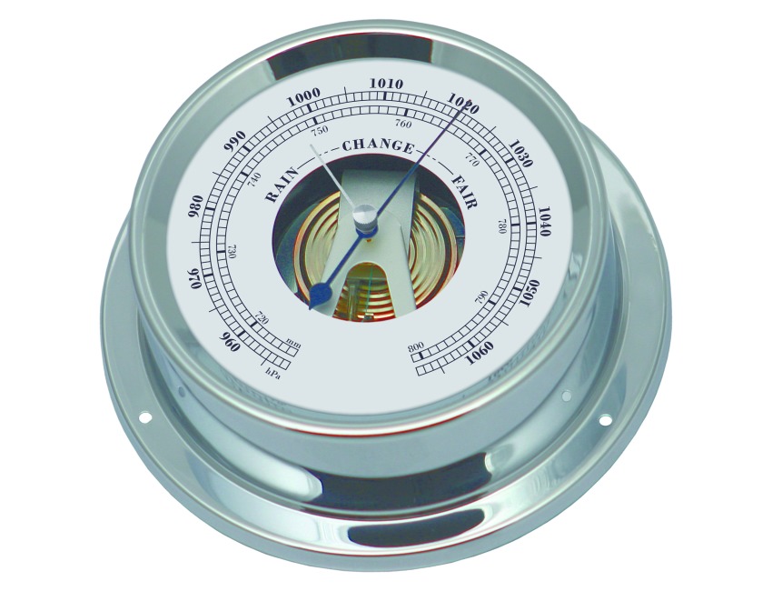 Talamex - BAROMETER CHROMED 125/100MM - 21.421.142 | Clocks, Barometers ...