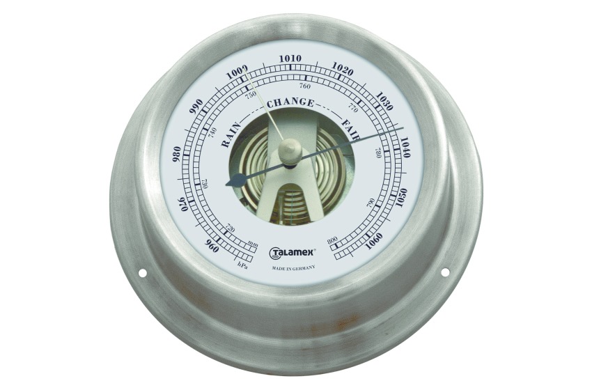 Talamex - BAROMETER STAINLESS STEEL 125/100MM - 21.421.146 | Clocks ...