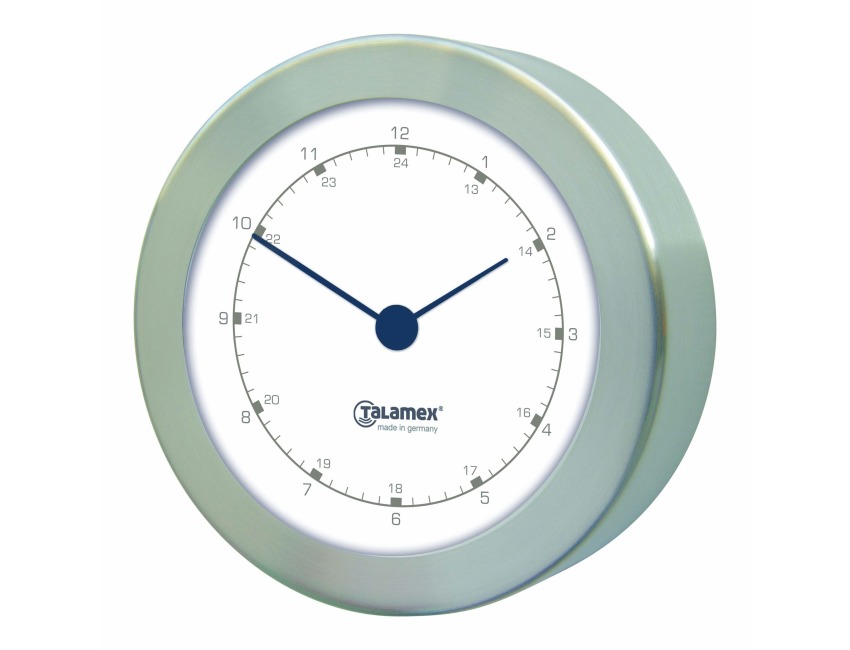 Talamex - CLOCK STAINLESS STEEL 100MM - 21.421.195 | Clocks, Barometers ...