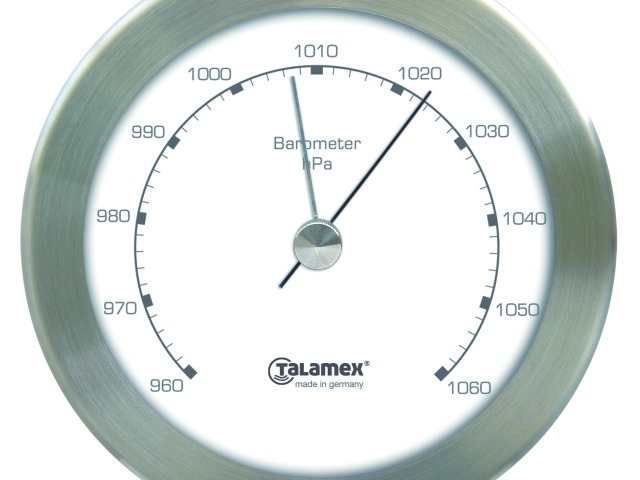 Talamex - BAROMETER STAINLESS STEEL 100MM - 21.421.196 | Clocks ...