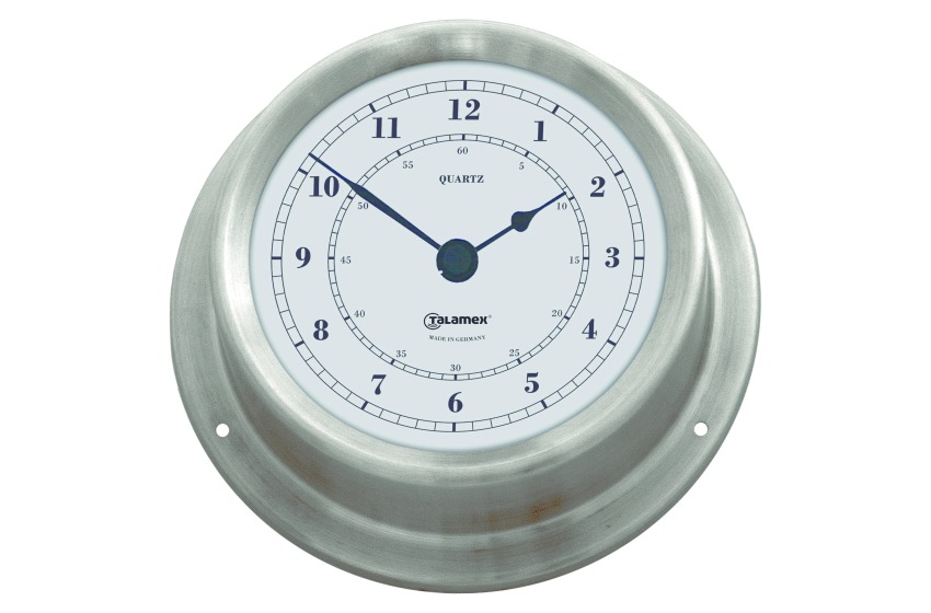 Talamex - CLOCK STAINLESS STEEL 125/100MM - 21.421.145 | Clocks ...