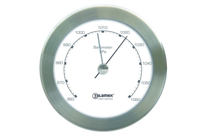 Talamex - BAROMETER STAINLESS STEEL 100MM - 21.421.196 | Clocks ...
