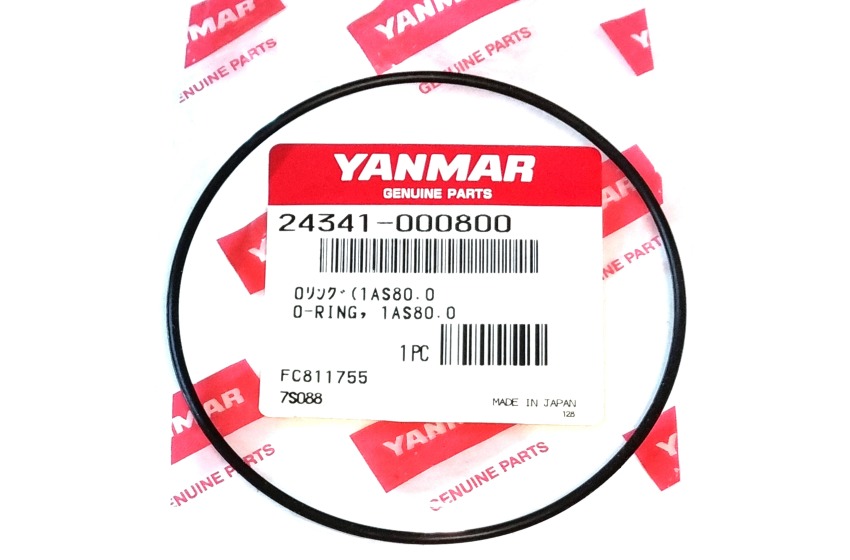 Genuine YANMAR 3JH3E O ring - 24341-000800 | 6LY400 / 6LY440 | Bottom ...