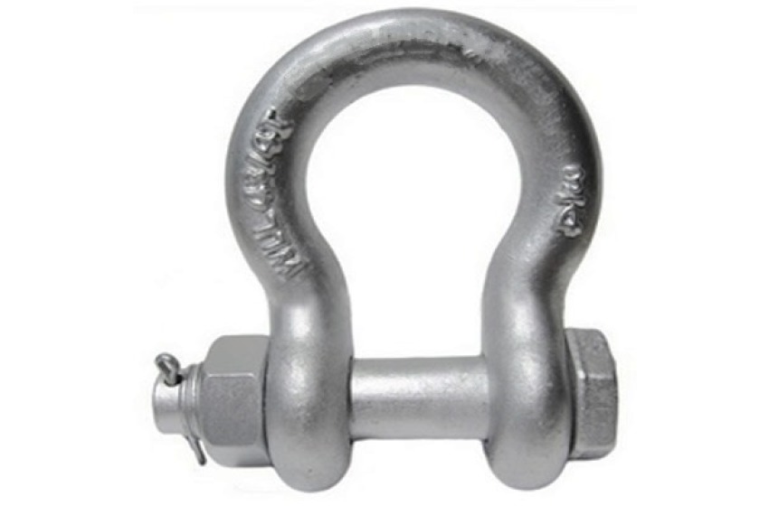 Galvanised Safety Bow Shackle - 1" - 8.5 Tonnes | Galvanized shackles | Bottom Line | Isle of Man