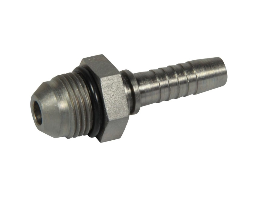 Hose Tail Pipe Fitting Straight Connector Barb 3 4 UNF ORB To 3 