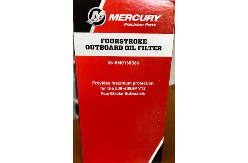 Mercury - FILTER Oil 7.8L V12 Outboard - Quicksilver - 35-8M0168366 ...