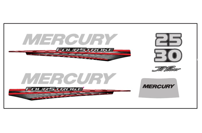 Mercury - DECAL SET Mercury 25-30 - EFI - 37-8M0161227 | Other parts ...