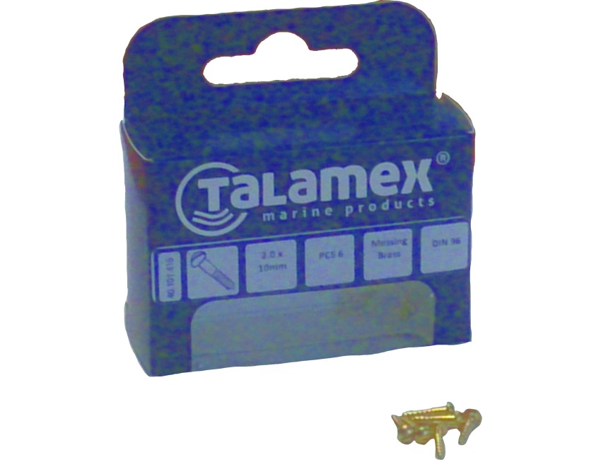 Talamex - SLOTTED WOODSCREW OVAL H. 3.0 X 20 MM - 40.101.419 | Talamex ...