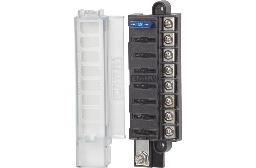 Blue Sea - ST Blade Compact Fuse Blocks - 8 Circuits - PN. 5046 | Fuse ...