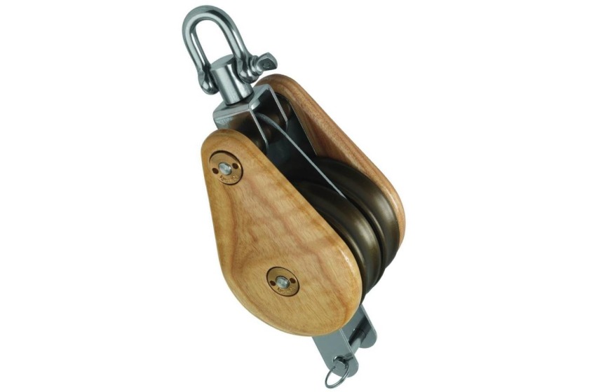 Barton - Double - Swivel - Becket - Classic Wooden Block S2 - 52445 ...