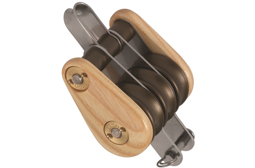 Barton - Triple - Fixed Eye - Becket - Classic Wooden Block S1 - 53230 ...