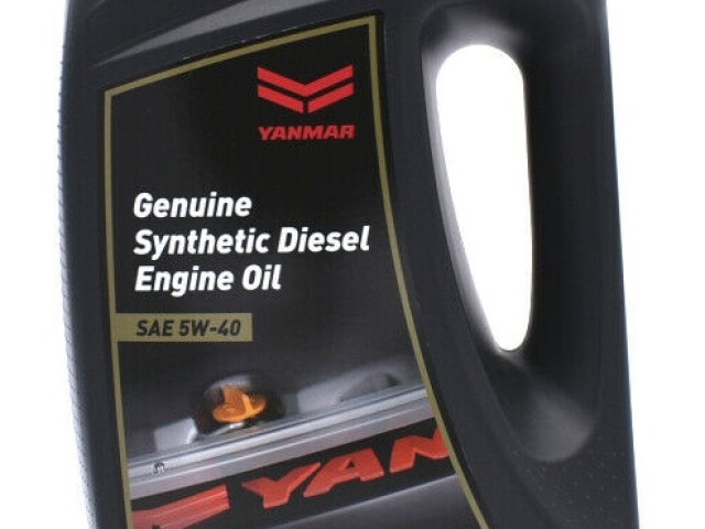 YANMAR MARINE Synthetic DIESEL ENGINE OIL 5W40 - 5 Litres | 6BY-220 ...