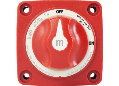 Blue Sea - 6006 Battery Switch -300A - Mini - Marine rated - IP66 - OFF ...
