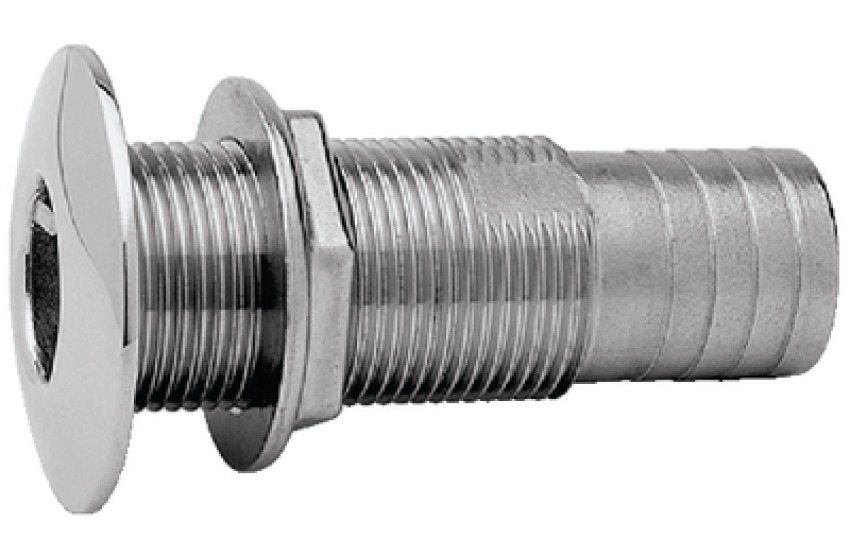 attwood - THROUGH HULL Fitting 1-1/2" SS - 66551-3 | Skin Fittings ...