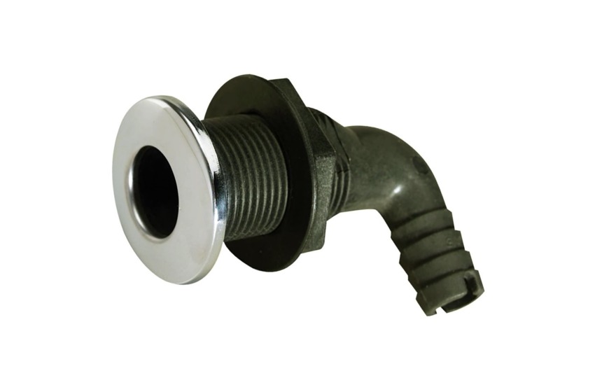 attwood - Stainless Capped Composite 90 Degree Skin Fitting - 19mm ...
