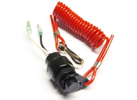 YAMAHA - Outboard Motor Kill switch & Safety Lanyard - Dead man 688 ...