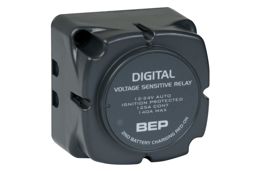 BEP - VOLTAGE SENSING RELAY (DVSR) Digital 12/24V (Bulk) - BEP-710140AB ...