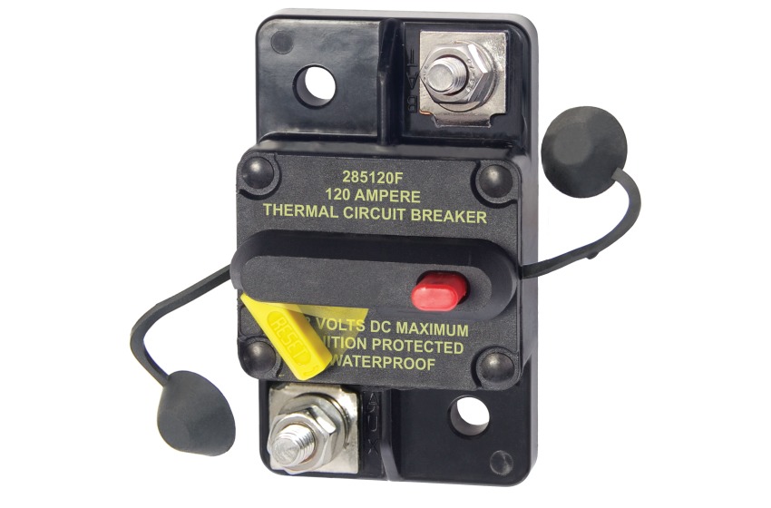 Blue Sea - 285-Series Circuit Breaker - Surface Mount 120A - PN. 7188 ...